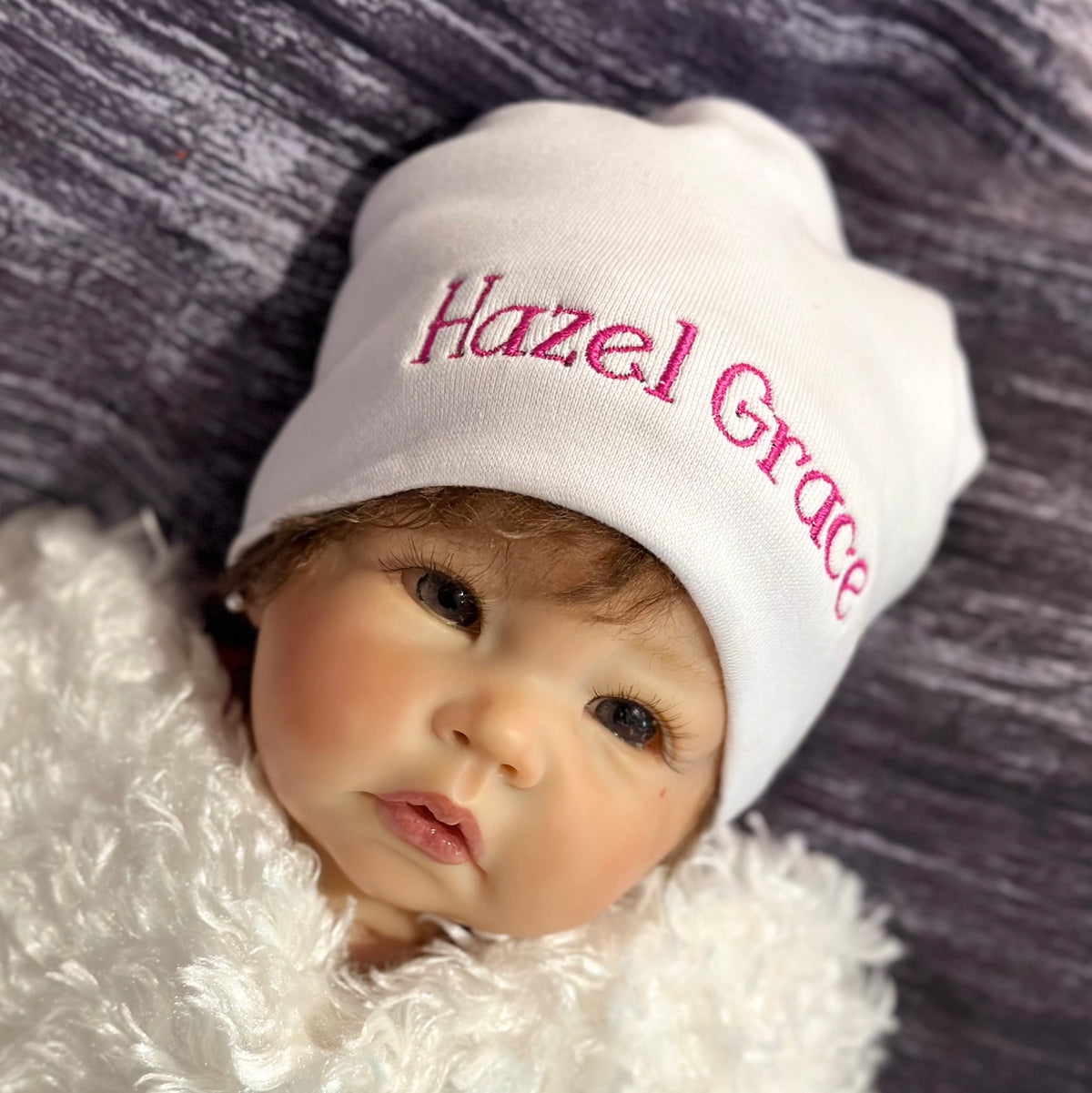 Custom Baby Knit Hats — BonEful Fabrics and Boutique